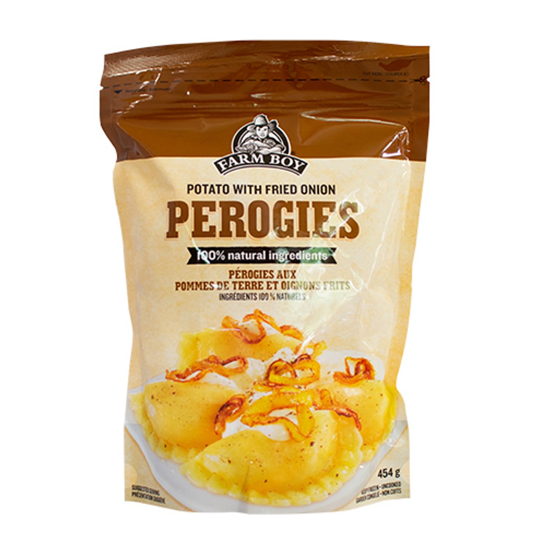 Farm Boy Frozen Perogies Potato With Fried Onion 454 g - Voilà Online ...