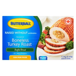Butterball Frozen Turkey Roast Seasoned Boneless Stuffed Breast 1.2 kg ...