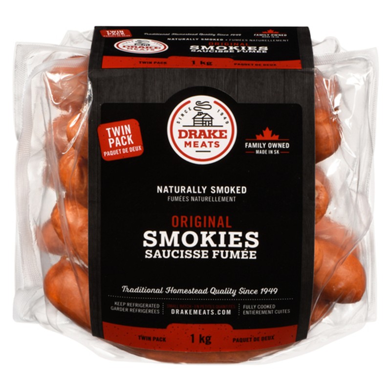 Drake Meat Processors Smokies Original 1 kg - Voilà Online Groceries ...