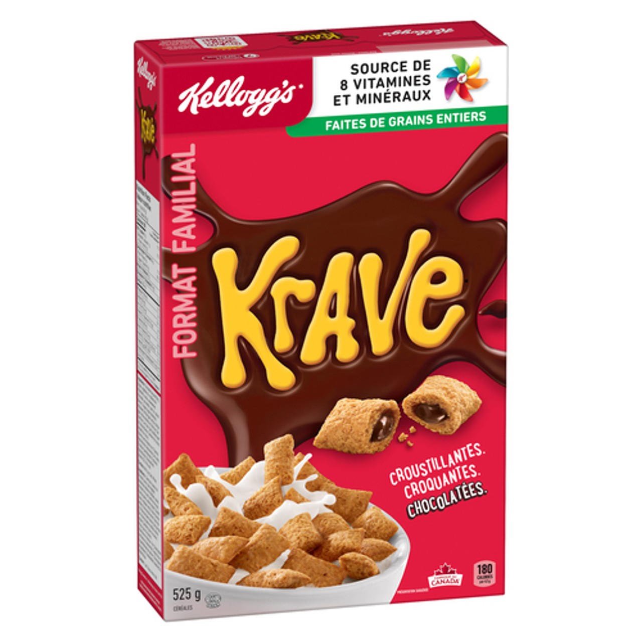 Kellogg's Krave Cereal Chocolate 525 g - Voilà Online Groceries & Offers