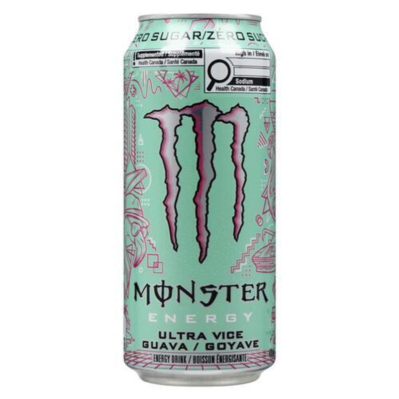 Monster Energy Drink Zero Sugar Ultra Vice Guava 473 ml (can) - Voilà ...