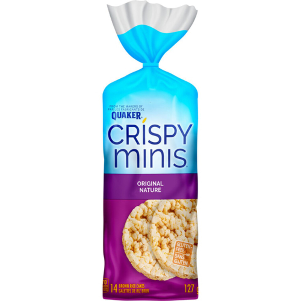 Quaker Gluten-Free Crispy Minis Brown Rice Cakes Original 127 g - Voilà ...