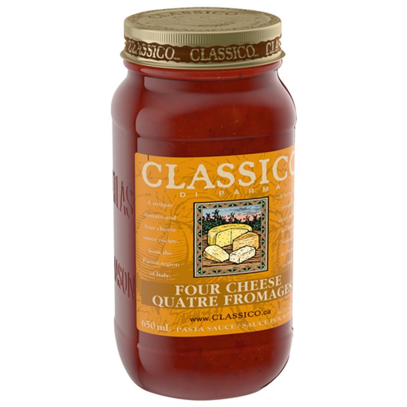 Classico Pasta Sauce Four Cheese 650 mL - Voilà Online Groceries & Offers