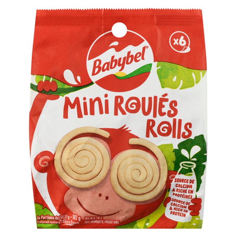 Babybel Cheese Mini Rolls 6 x 17 g - Voilà Online Groceries & Offers
