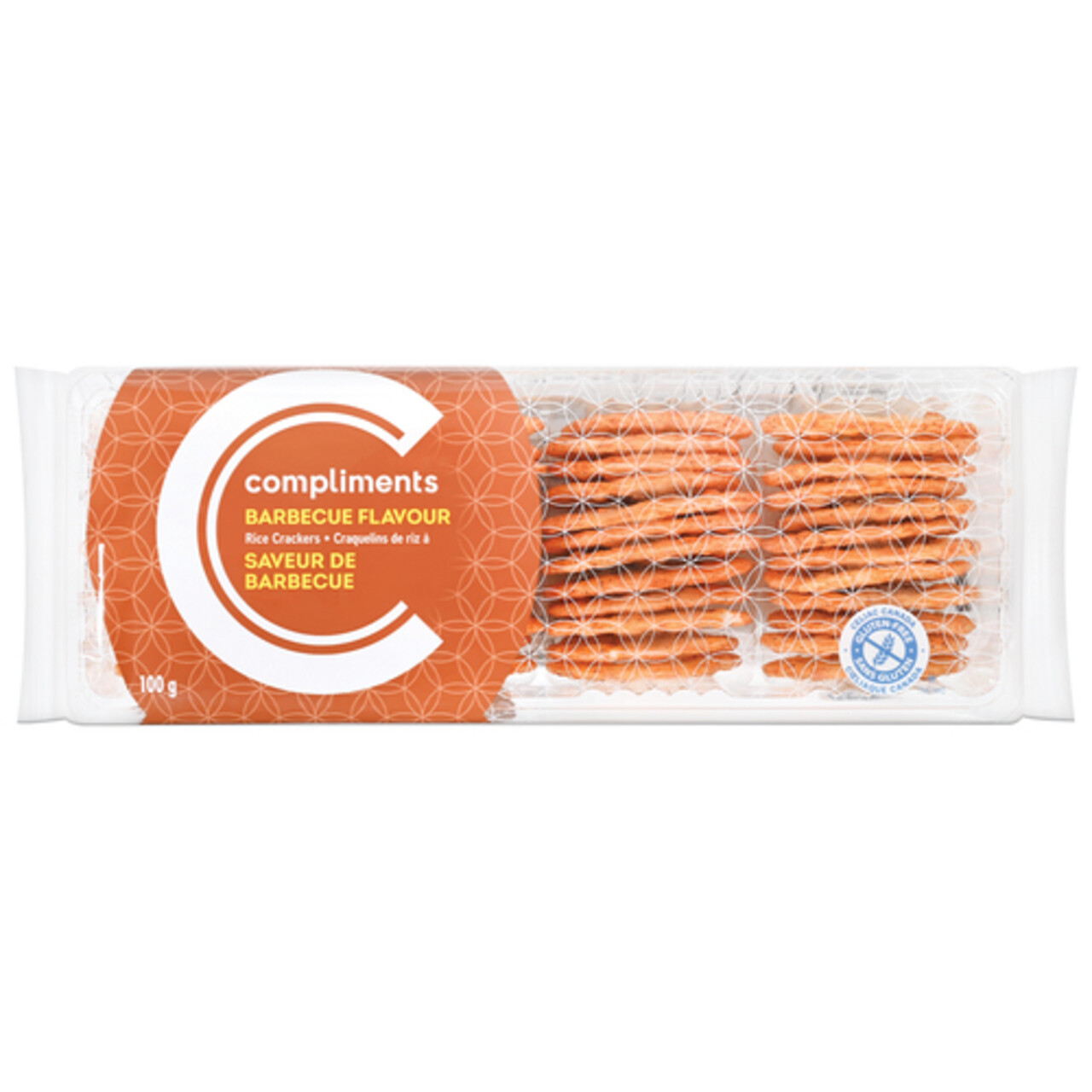 Compliments Gluten-Free Rice Crackers Barbeque 100 g - Voilà Online ...
