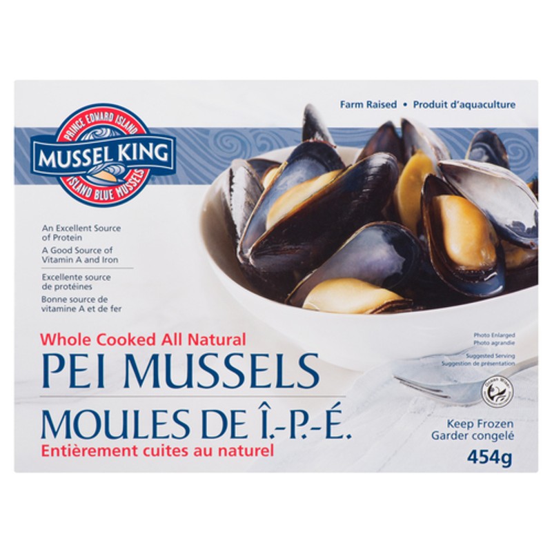 Mussel King Frozen All Natural PEI Mussels 454 g - Voilà Online ...