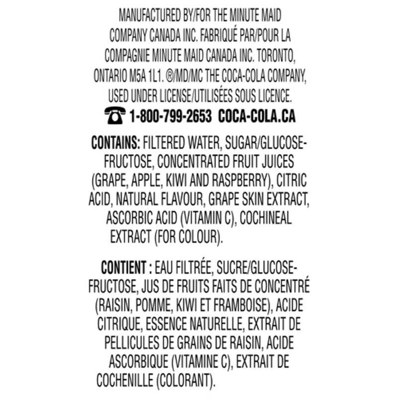 Fruitopia Frozen Juice Raspberry Kiwi Karma 295 ml - Voilà Online ...