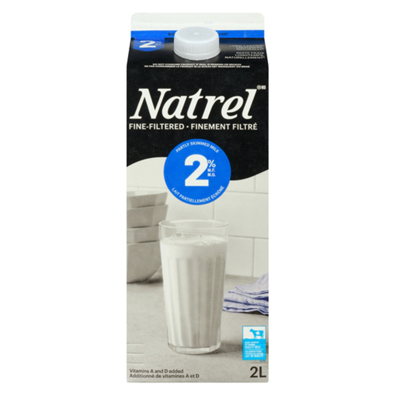 Natrel 2% Milk Partly Skimmed 2 L - Voilà Online Groceries & Offers