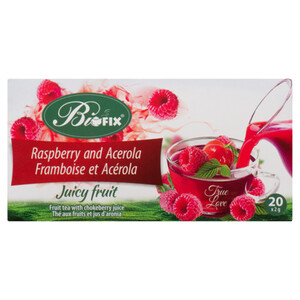 BioFix Fruit Tea Raspberry & Acerola 40 g - Voilà Online Groceries & Offers
