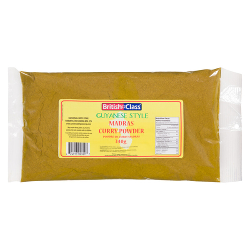 British Class Madras Curry Powder 340 g - Voilà Online Groceries & Offers