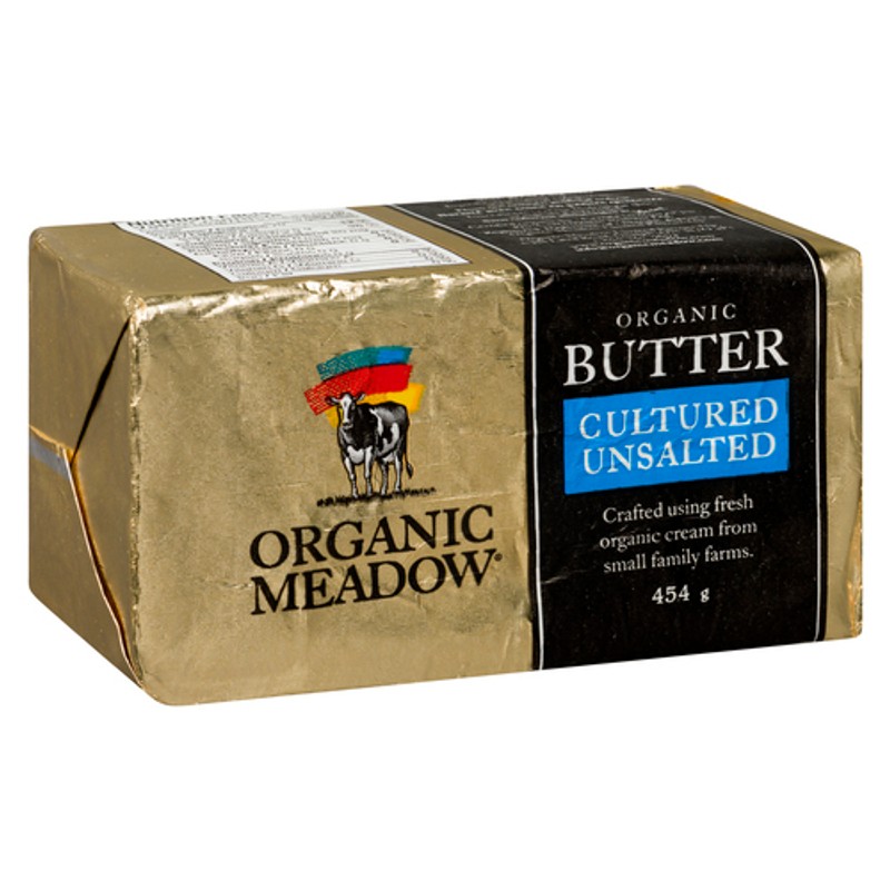 Organic Meadow Organic Butter Unsalted 454 g - Voilà Online Groceries ...