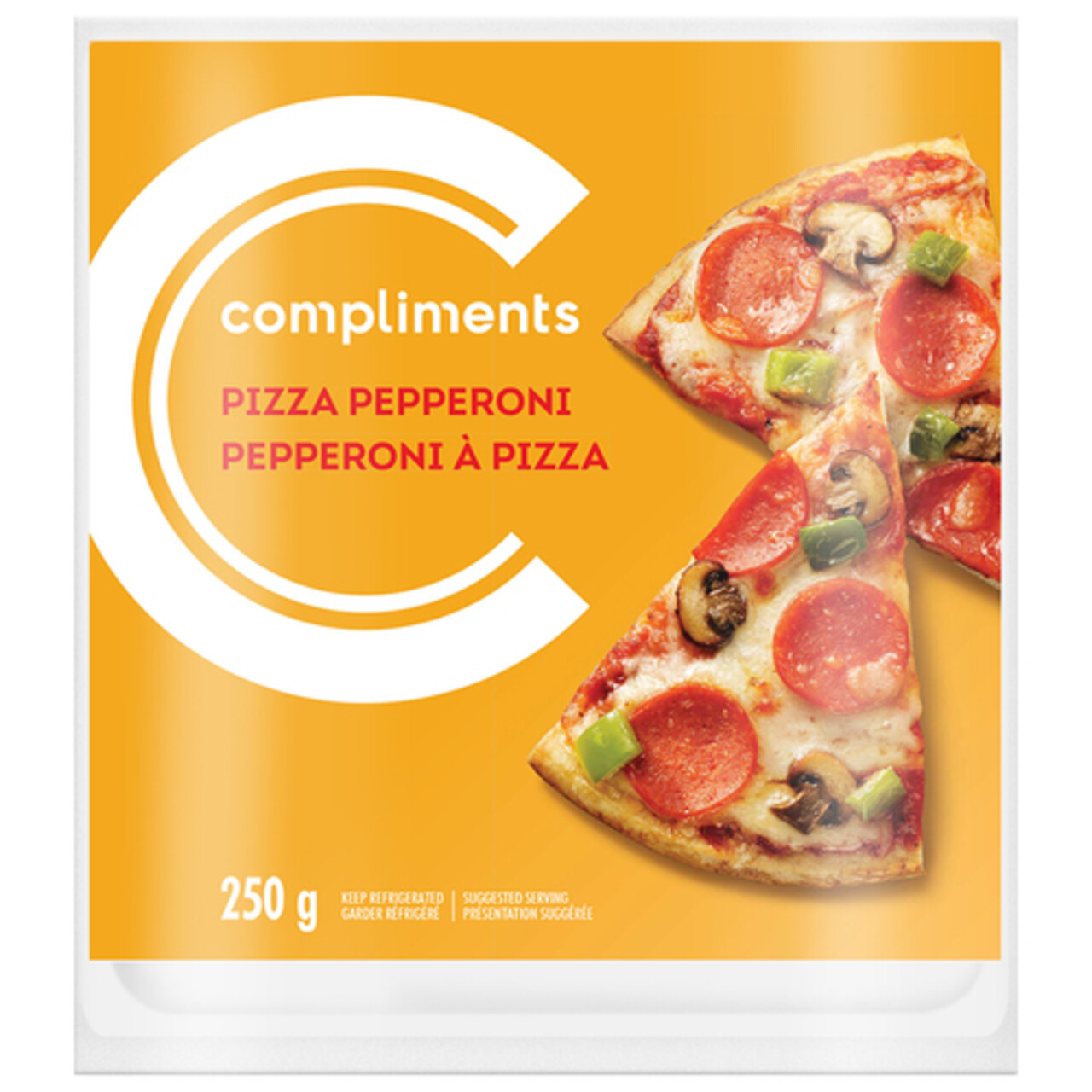 Compliments Pizza Pepperoni 250 g - Voilà Online Groceries & Offers