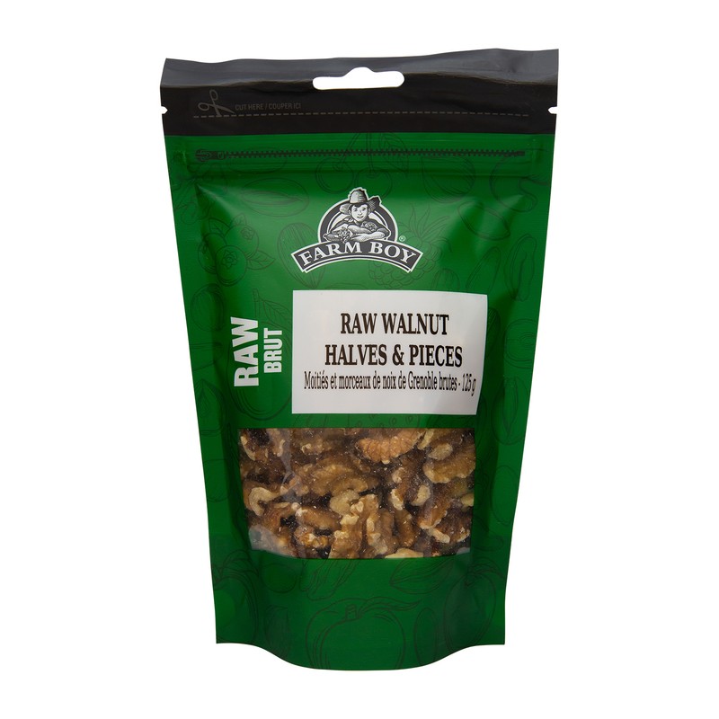 Farm Boy Nuts Walnut Halves & Pieces Raw 125 g - Voilà Online Groceries ...