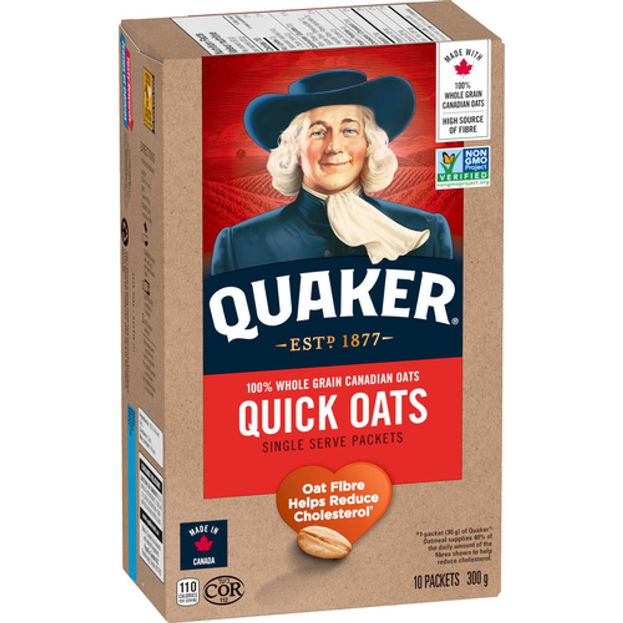 Quaker Instant Oatmeal 100% Whole Grain 300 g - Voilà Online Groceries ...