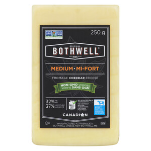 Bothwell Cheese White Cheddar Medium 250 g - Voilà Online Groceries ...
