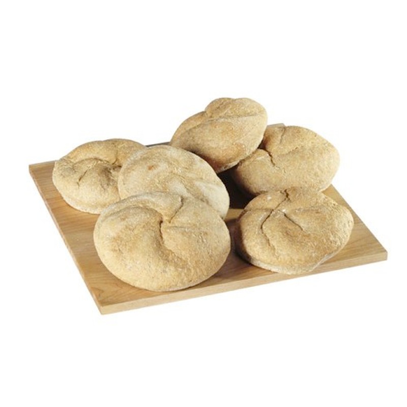 Whole Wheat Kaiser Buns 6 Pack - Voilà Online Groceries & Offers