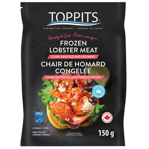 Toppits Frozen Lobster Meat Cooked 150 g - Voilà Online Groceries & Offers