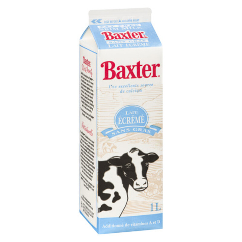 Baxter Skim Milk Carton 1 L - Voilà Online Groceries & Offers