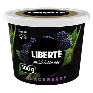 Liberté 9% Yogurt Méditerranée Blackberry 500 g - Voilà Online ...
