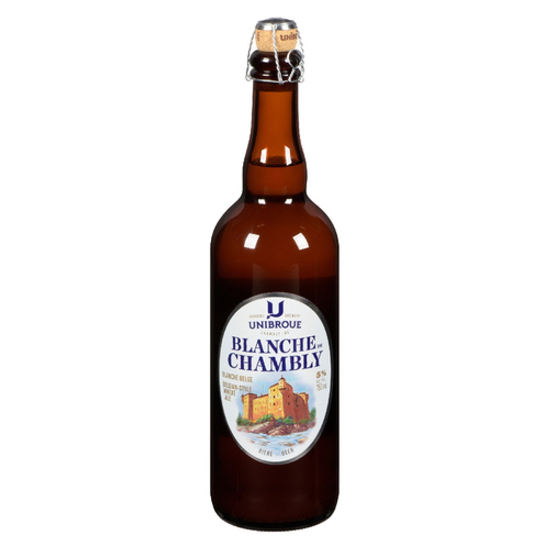Unibroue Blanche De Chambly Beer 5% Alcohol 750 ml (bottle) - Voilà ...
