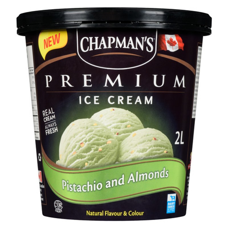 Chapmans Premium Ice Cream Pistachio 2 L - Voilà Online Groceries & Offers