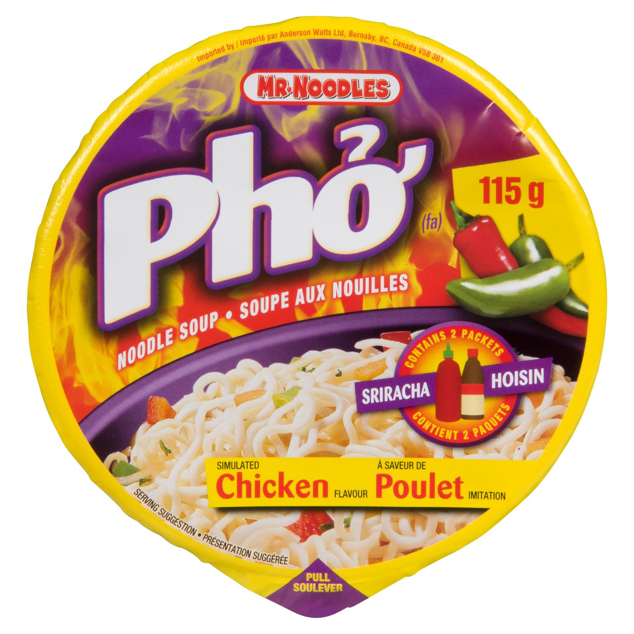 Mr. Noodles Pho Noodle Soup Chicken 115 g - Voilà Online Groceries & Offers