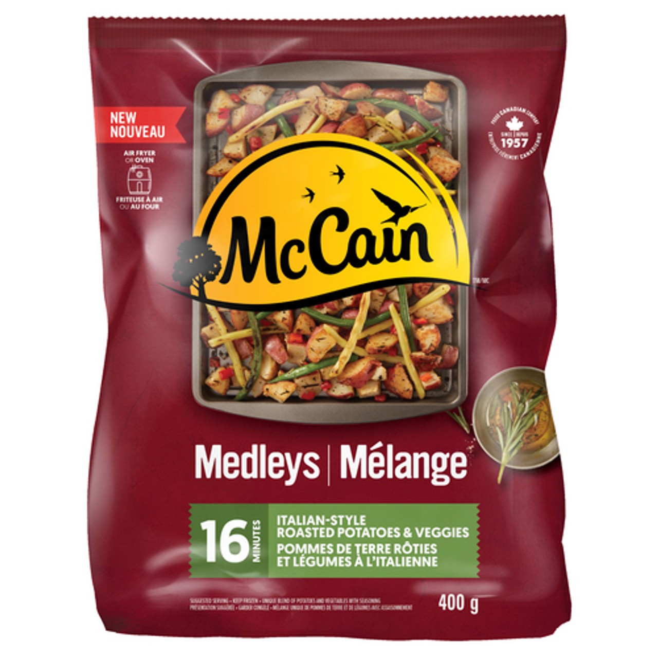 McCain Medleys Italian-Style Roasted Potatoes & Veggies 400g - Voilà ...