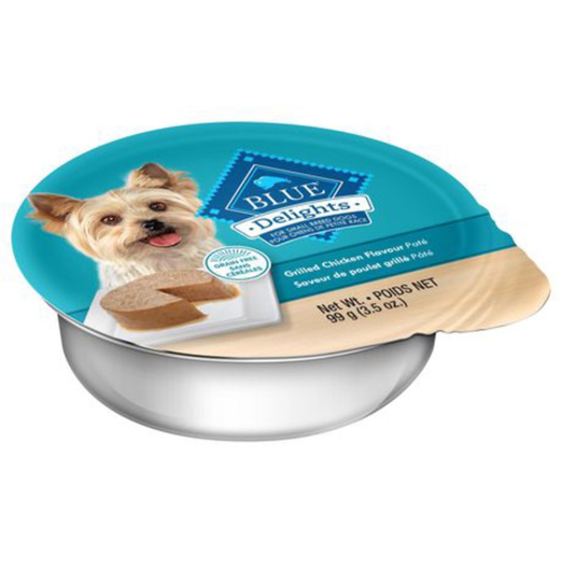 Blue Buffalo Delights Wet Dog Food Grilled Chicken Flavor 99 g - Voilà ...