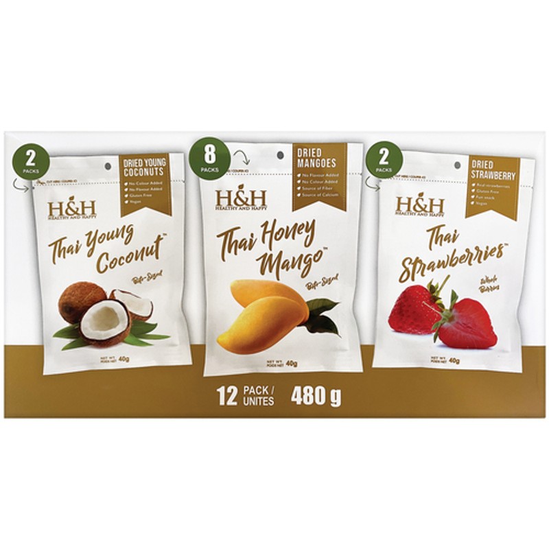 H&H Dry Fruit Variety Family Pack 480 g - Voilà Online Groceries & Offers