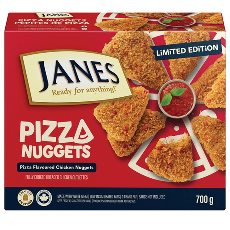 Janes Frozen Chicken Nuggets Pizza Flavour 700 g - Voilà Online ...
