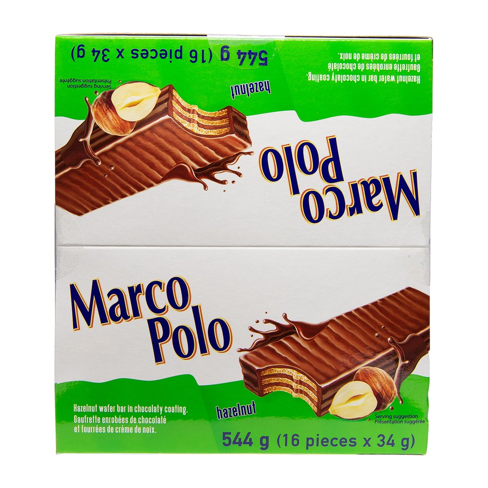 Marco Polo Chocolate Covered Hazelnut Wafers 40 g - Voilà Online ...