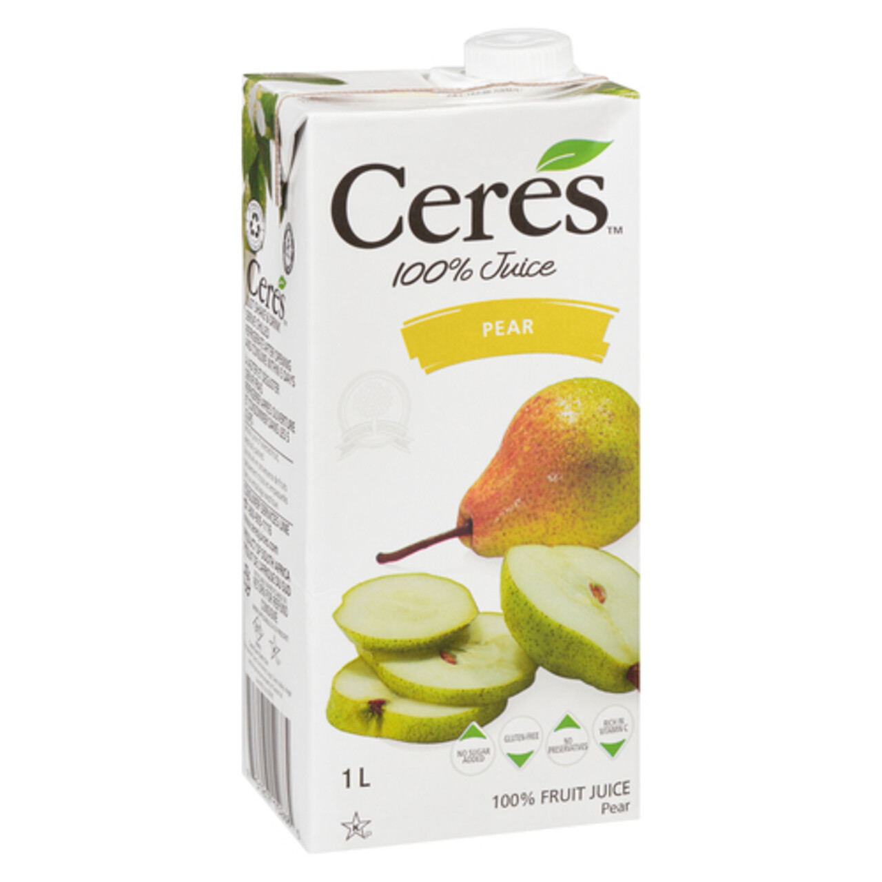 Ceres Gluten-Free Fruit Juice Pear 1 L - Voilà Online Groceries & Offers