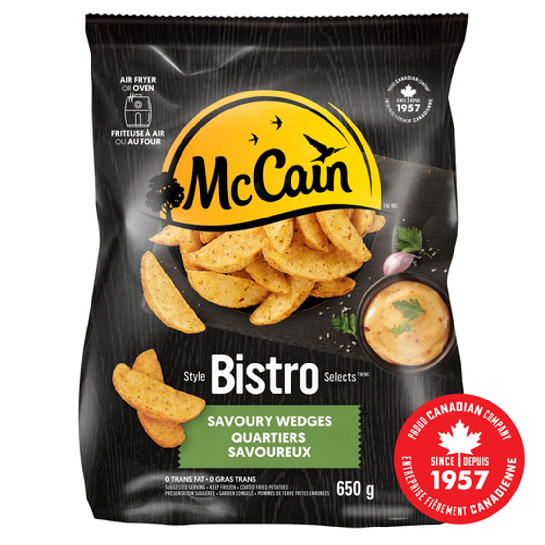 McCain Bistro Selects Savoury Wedges 650 g - Voilà Online Groceries ...