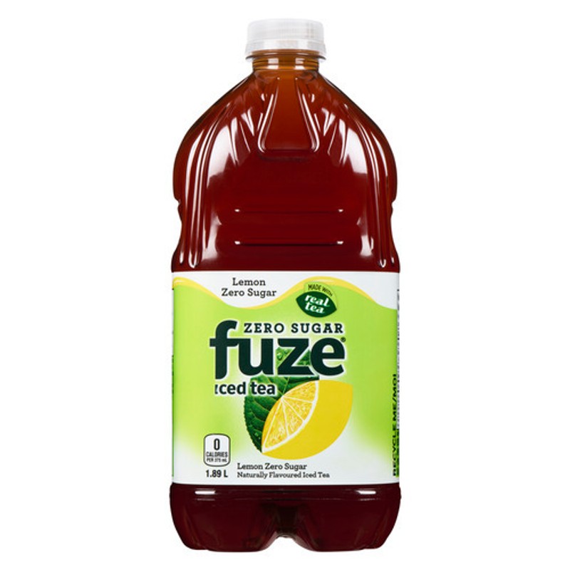 Fuze Zero Sugar Naturally Flavoured Iced Tea Lemon 1.89 L - Voilà ...
