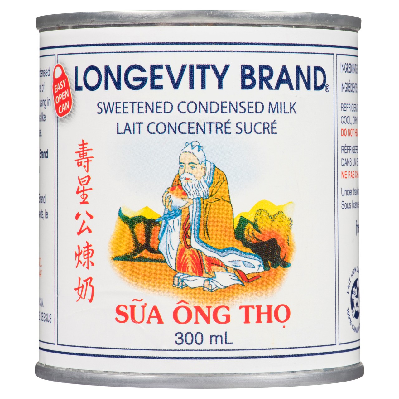 Longevity Brand Condensed Milk Sweetened 300 ml - Voilà Online ...