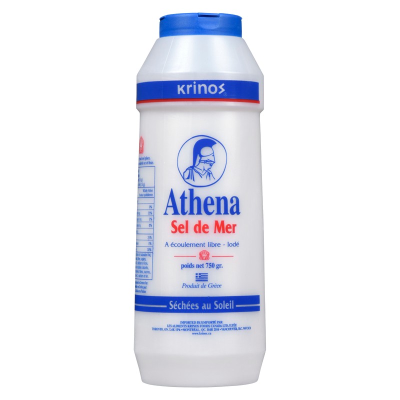 Krinos Athena Sea Salt Iodized 750 g - Voilà Online Groceries & Offers