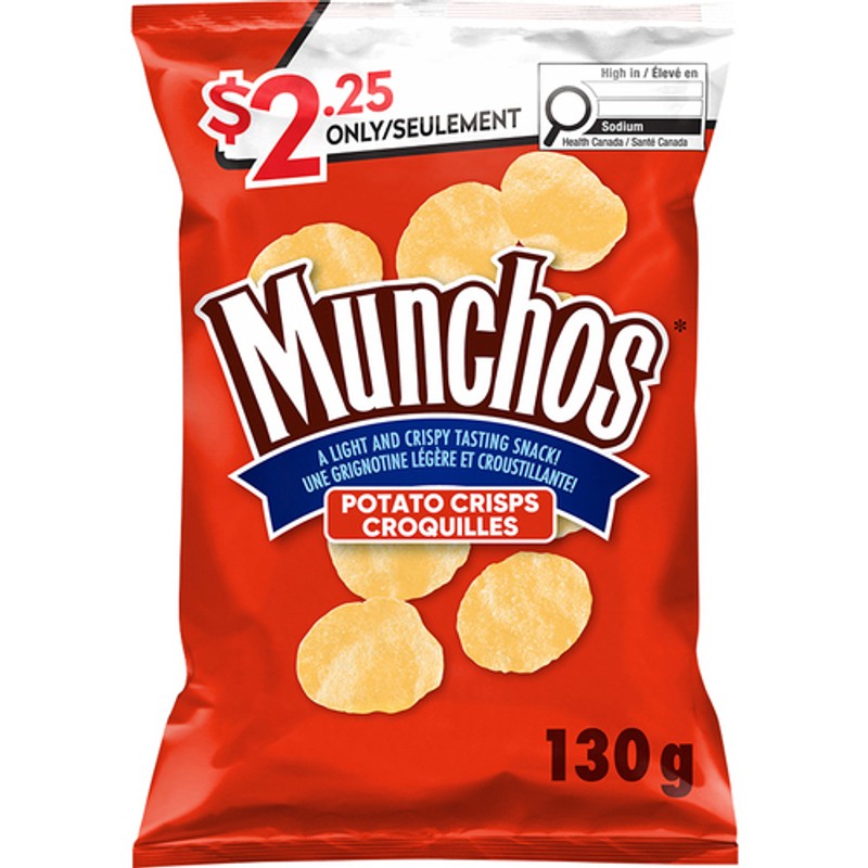 Munchos Potato Crisps 130 g - Voilà Online Groceries & Offers