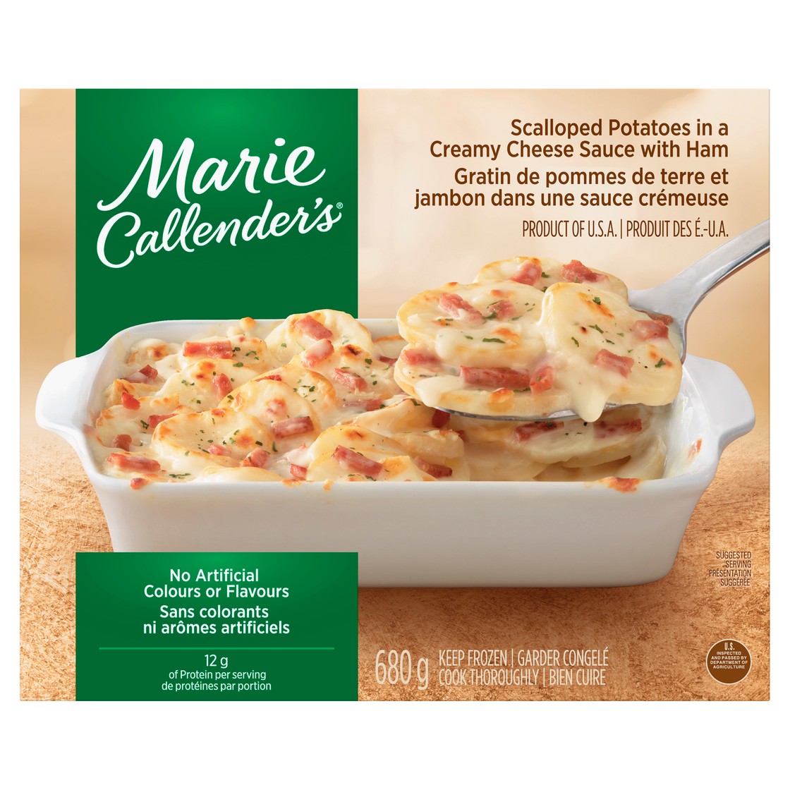 Marie Callender's Frozen Entrée Scalloped Potatoes In a Creamy Cheese ...