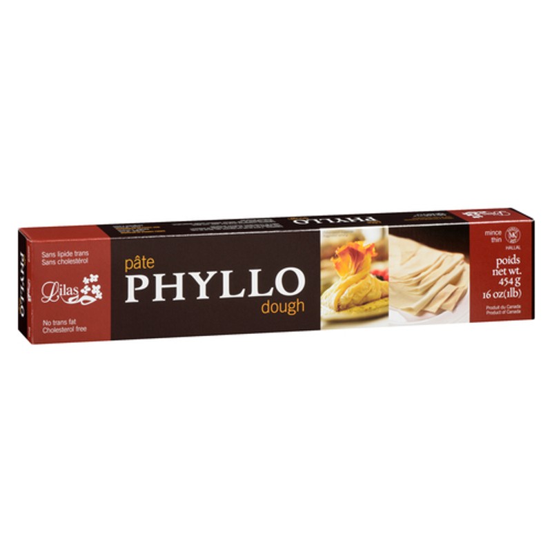 Lilas Frozen Phyllo Dough Thin 454 g - Voilà Online Groceries & Offers