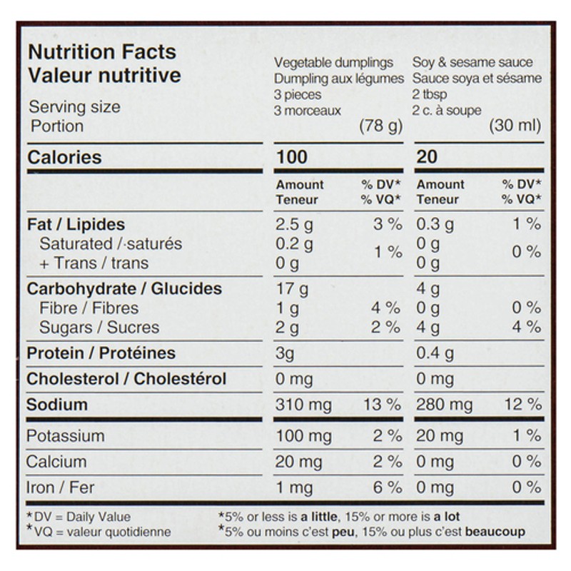 Wong Wing Frozen Dumplings Vegetable 424 g - Voilà Online Groceries ...