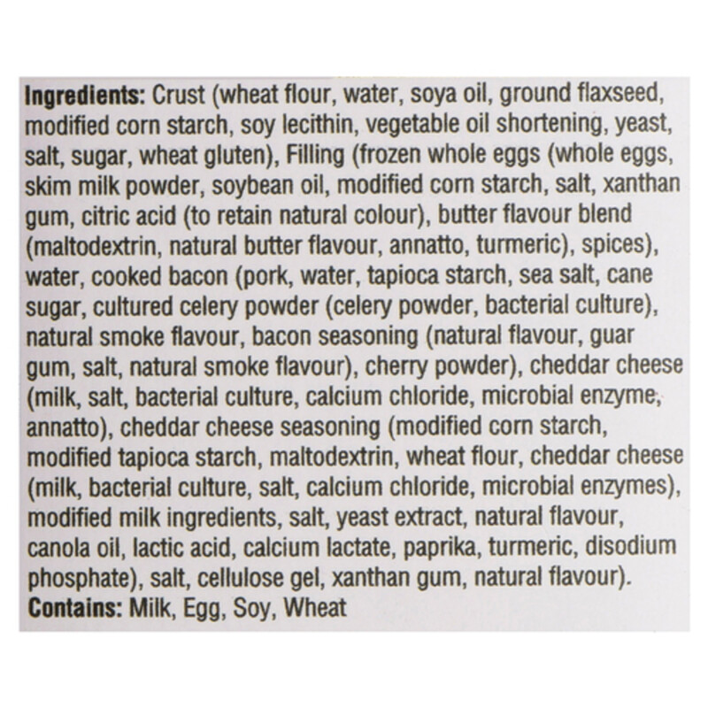 McCain Egg Bacon And Cheese Breakfast Pocket 1.2 KG (frozen) - Voilà ...