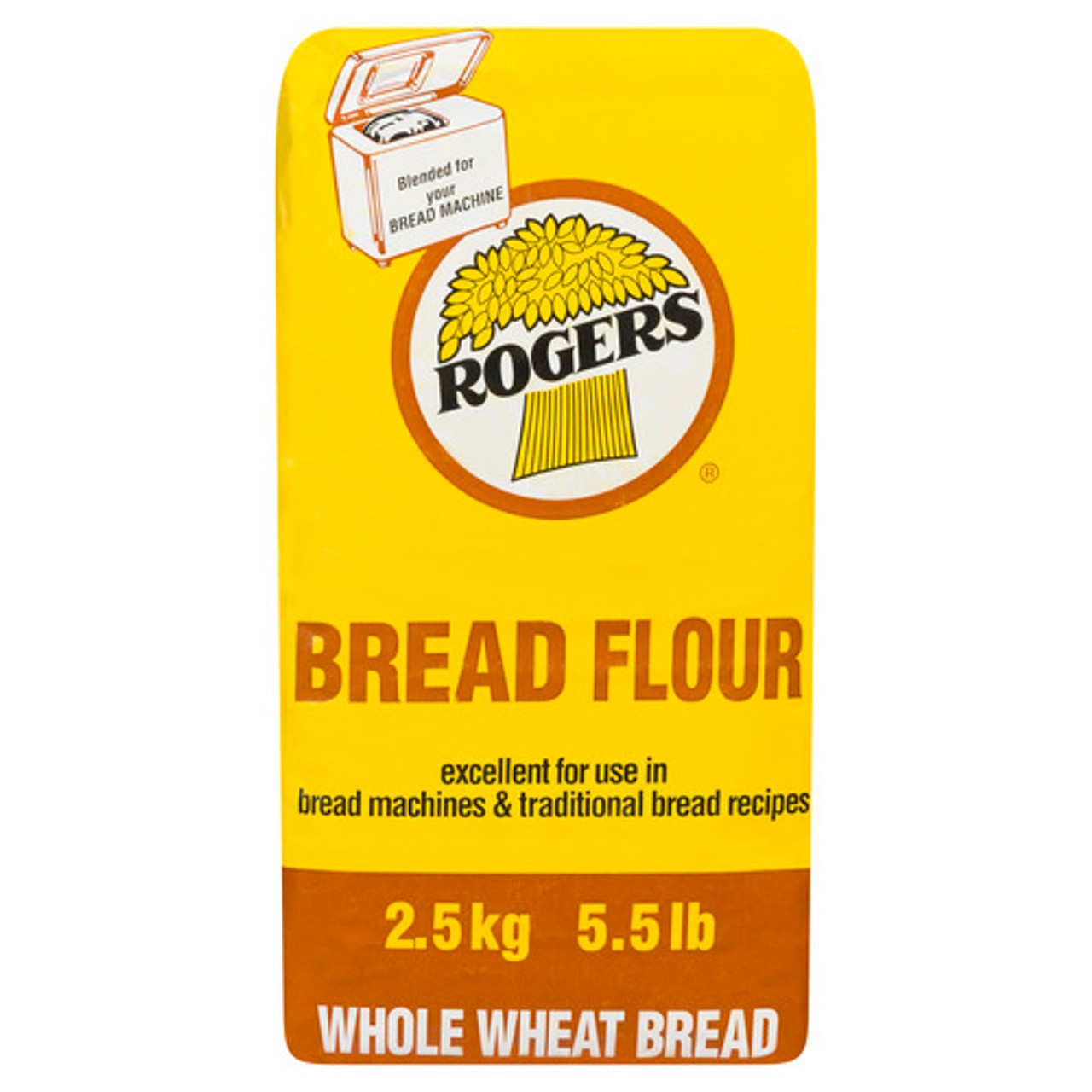 Rogers Bread Flour Whole Wheat 2.5 kg - Voilà Online Groceries & Offers