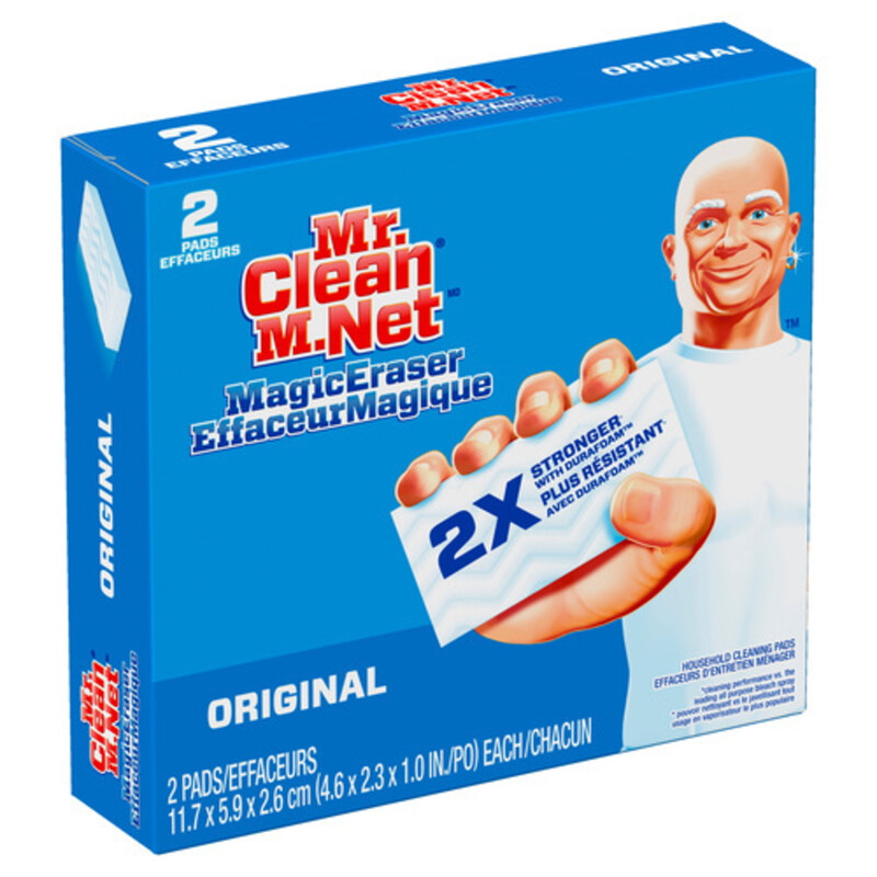 Mr. Clean Cleaner Magic Eraser Original 2 Pack - Voilà Online Groceries ...