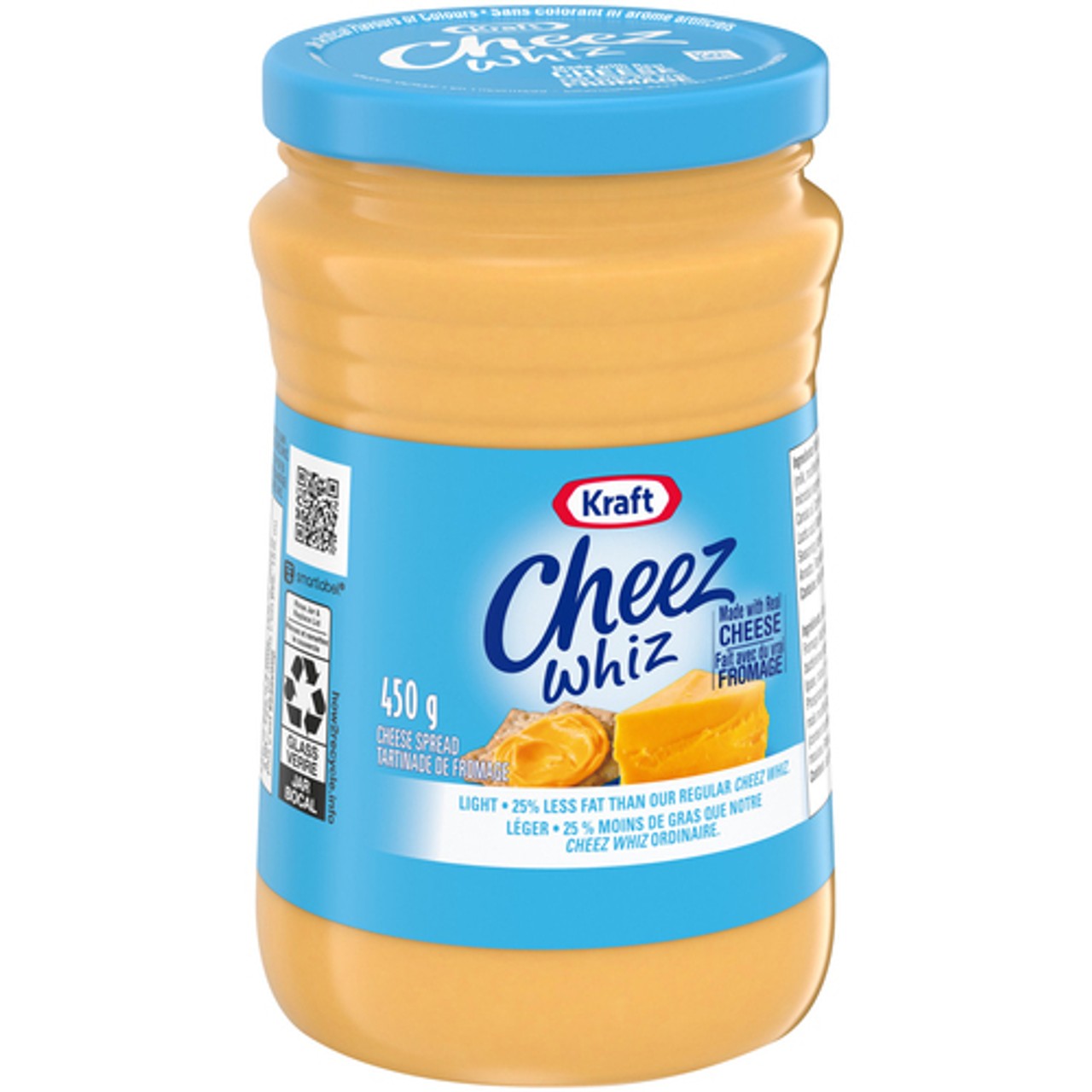 Cheez Whiz Cheese Spread Light 450 g - Voilà Online Groceries & Offers