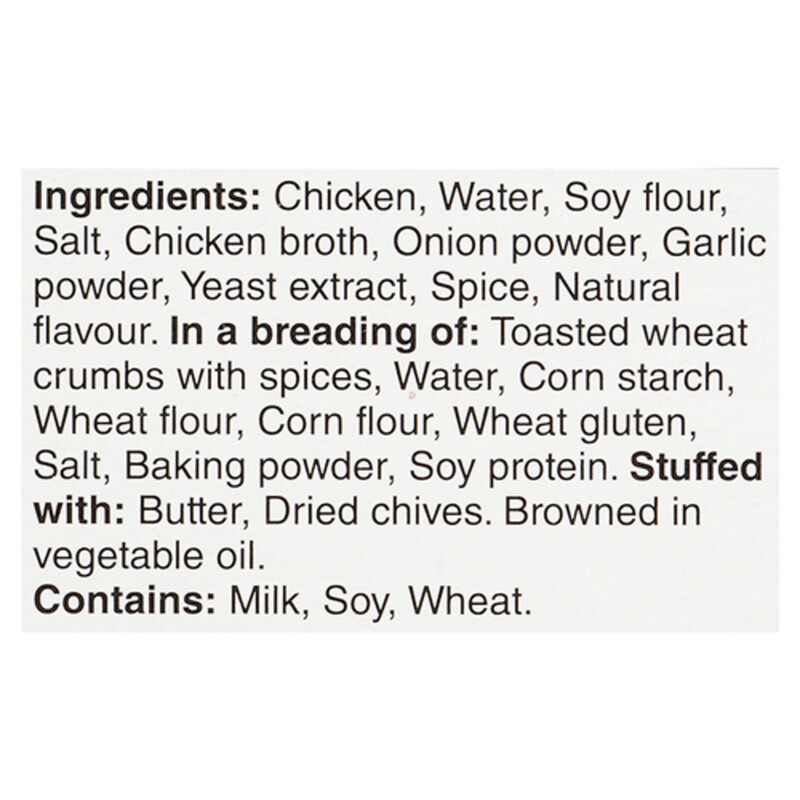 Prime Frozen Stuffed Chicken Breast Butter & Chive Raised Without ...