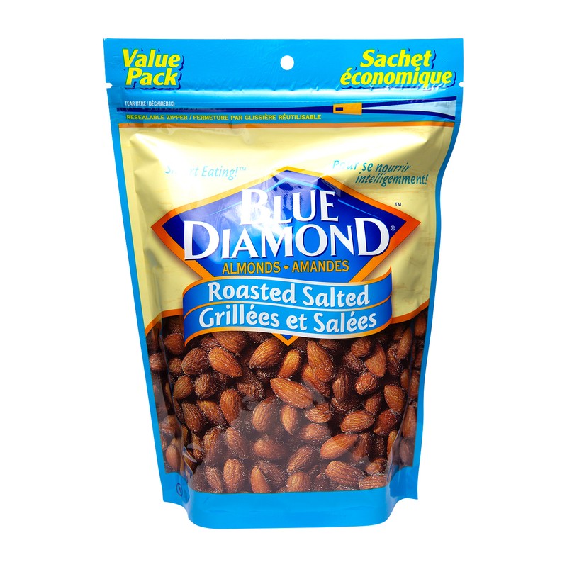 Blue Diamond Almonds Salted Roasted 454 g - Voilà Online Groceries & Offers