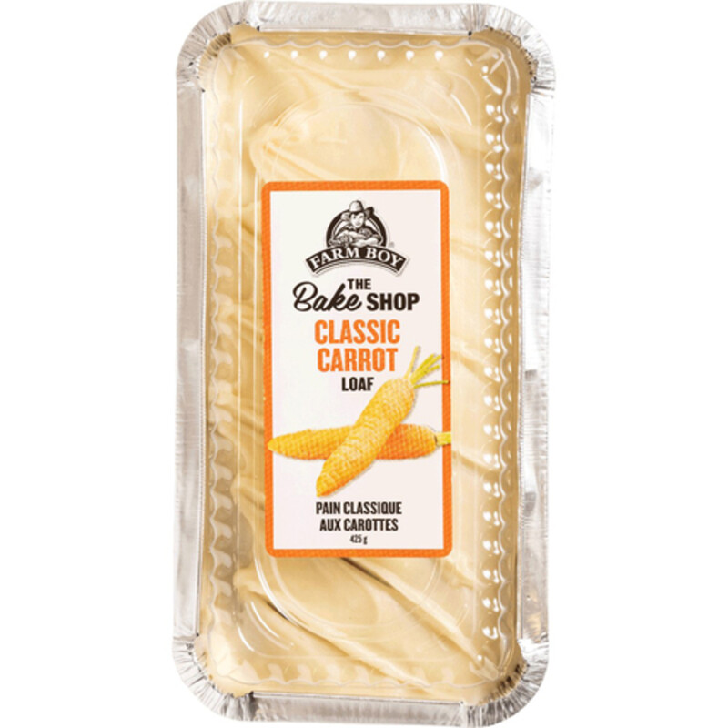 Farm Boy Loaf Cake Classic Carrot 425 g - Voilà Online Groceries & Offers