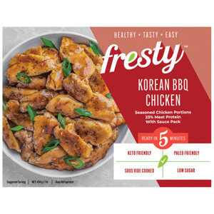 Fresty Seasoned Korean BBQ Chicken Portions In Sauce 453.6 g - Voilà ...