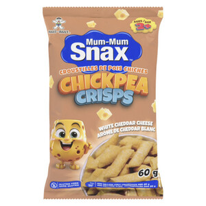 Hot-Kid Mum-Mum Snax Chickpea Crisps White Cheddar Cheese 60 g - Voilà ...