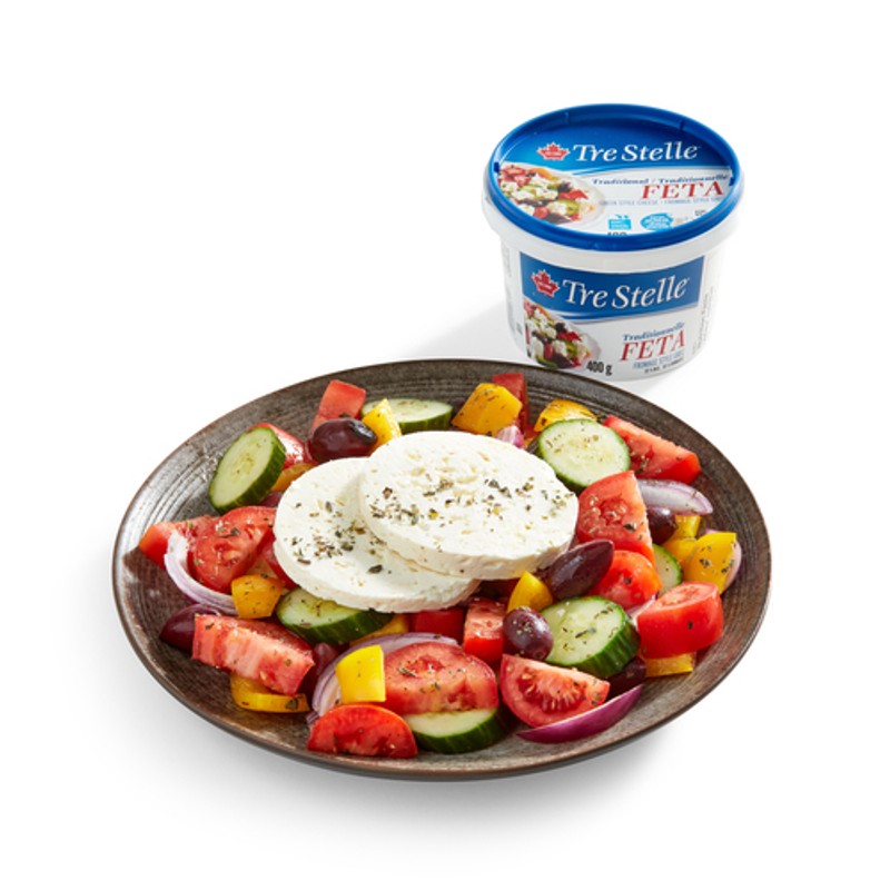 Tre Stelle Tradiitional Feta Cheese 400 g - Voilà Online Groceries & Offers